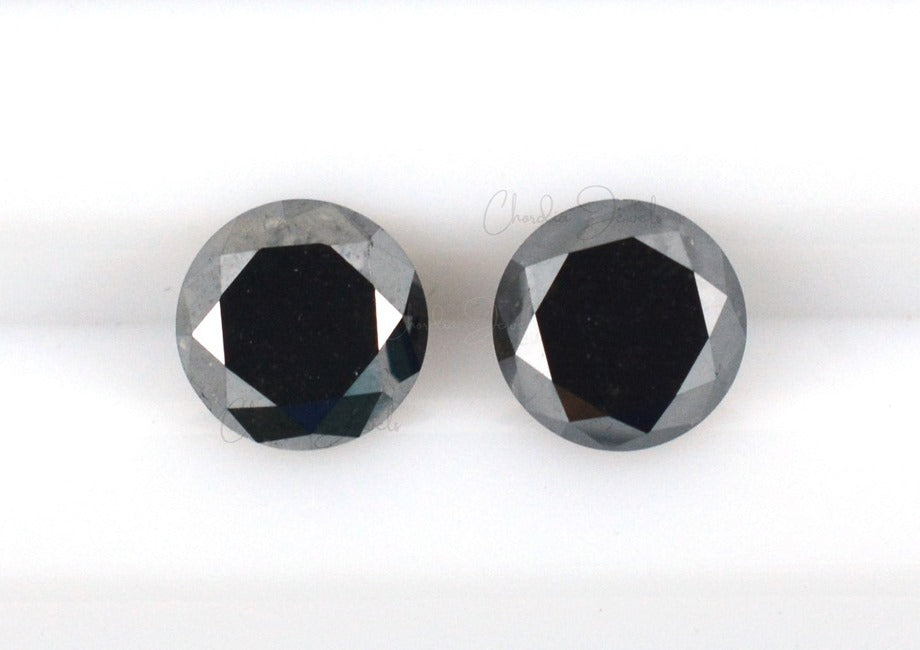 Discover the Beauty of the Black Diamond Round Cut – Chordia Jewels