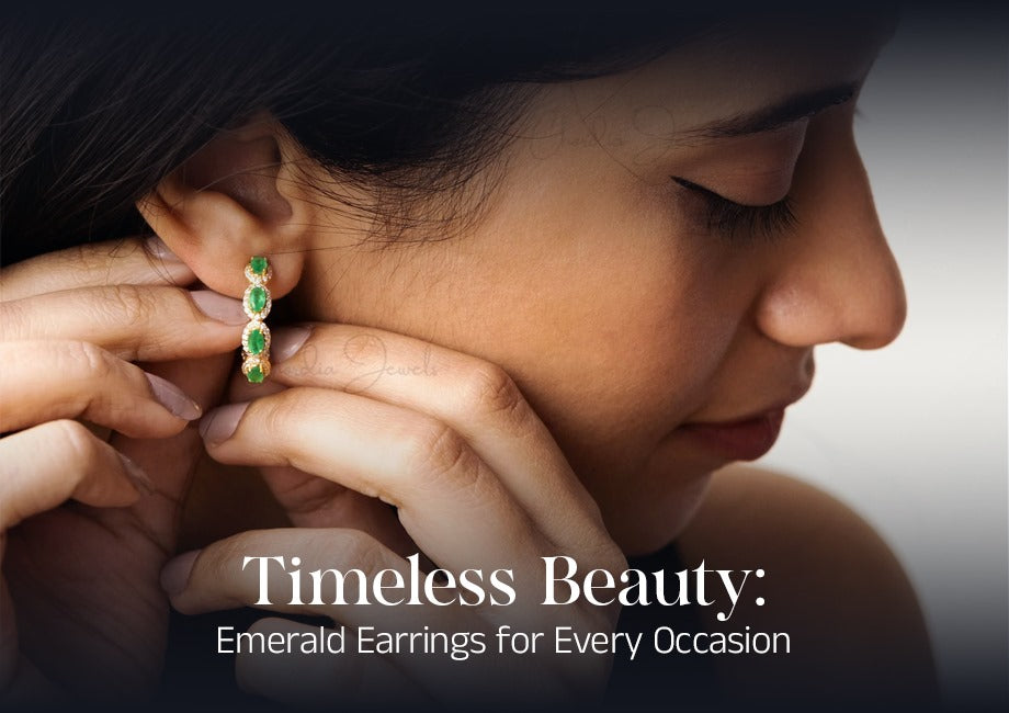 Timeless Beauty: Emerald Earrings for Every Occasion – Chordia Jewels